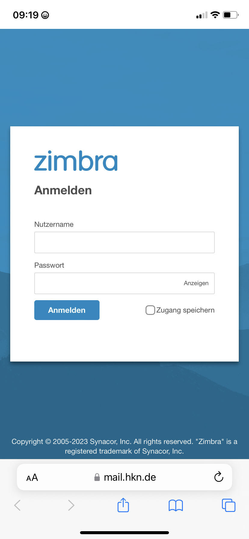 Wie synchronisiere ich Zimbra mit meinem iPhone (ohne 2FA) - Die HKN ...